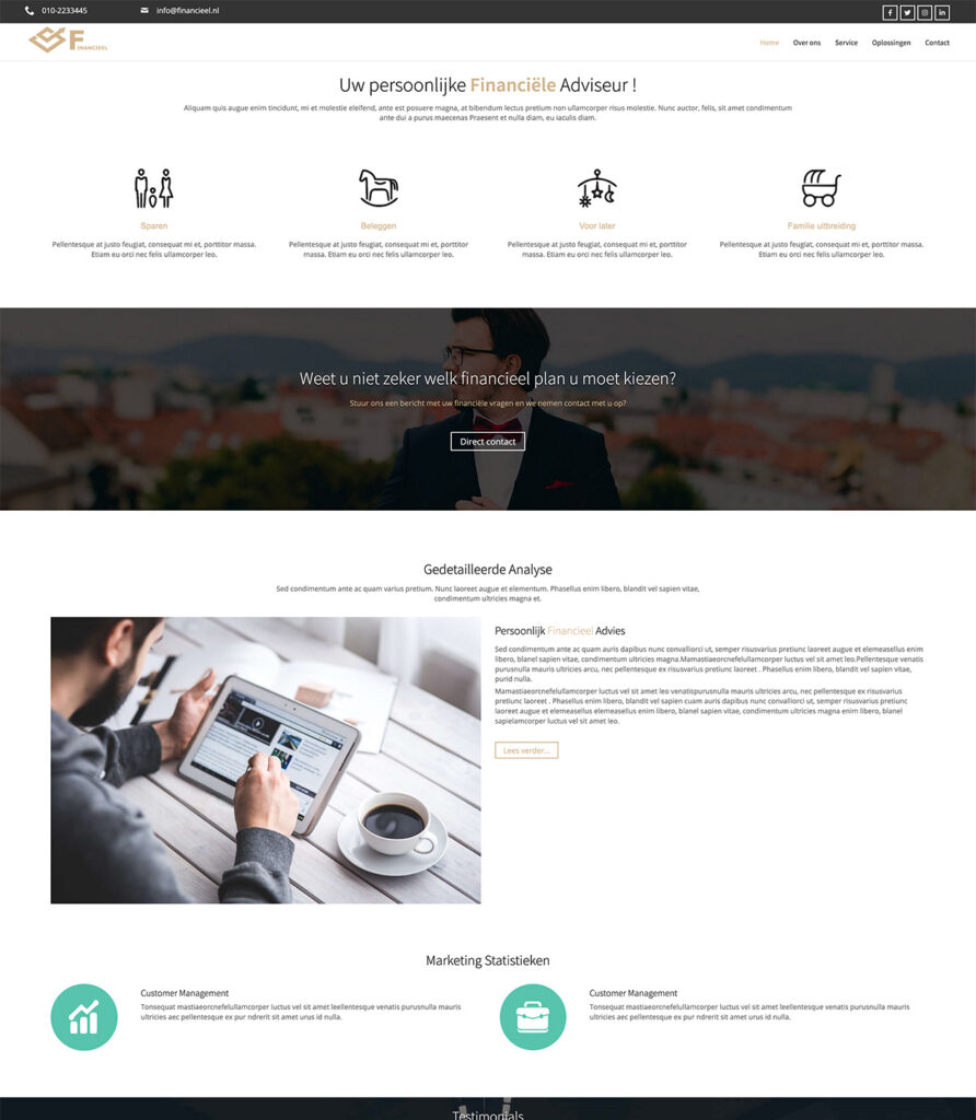 Aanpassen template Voorbeelden - Template Wizard